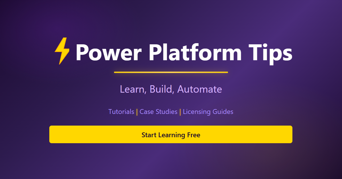 Power Platform Licensing Complete Guide - Power Platform Tips